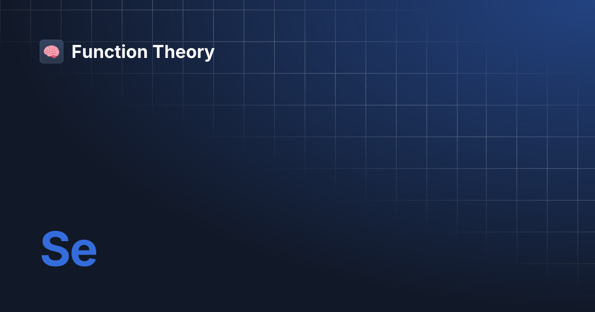 Se | Function Theory