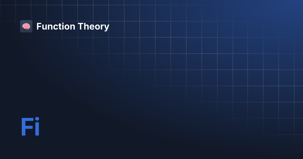 Fi | Function Theory